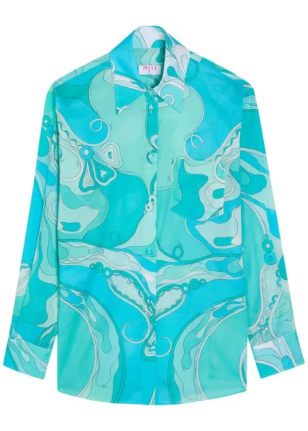 Emilio Pucci Printed Cotton Shirt
