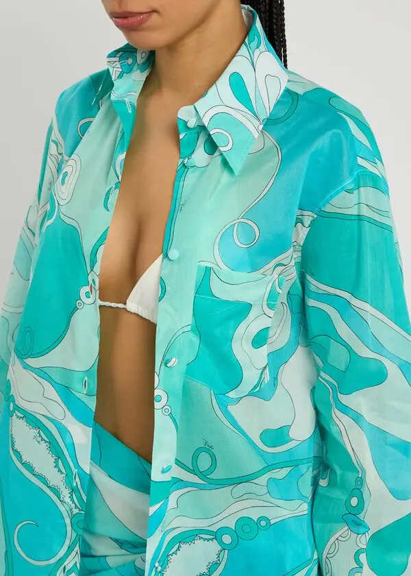 Emilio Pucci Printed Cotton Shirt