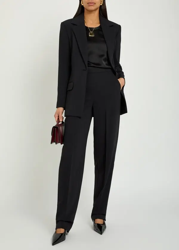 JOSEPH Barrel-leg Cady Trousers