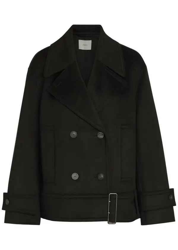JOSEPH Weston Wool And Cashmere-blend Trench Jacket