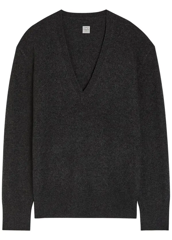 TOTEME V-neck Cashmere Jumper