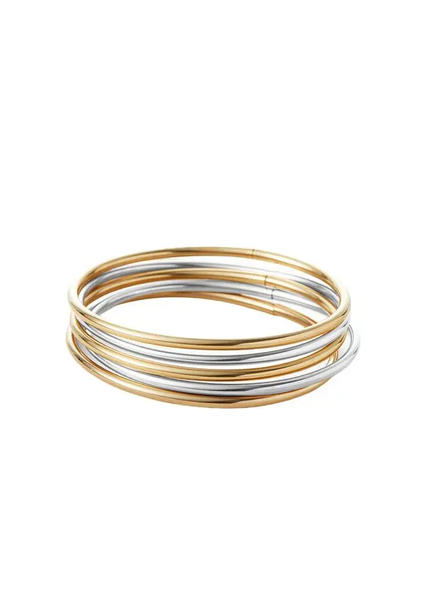 Jenny Bird Dane Bangle Set By - Gold