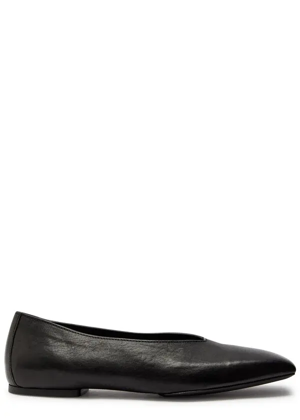 Rick Owens Leather Ballet Flats