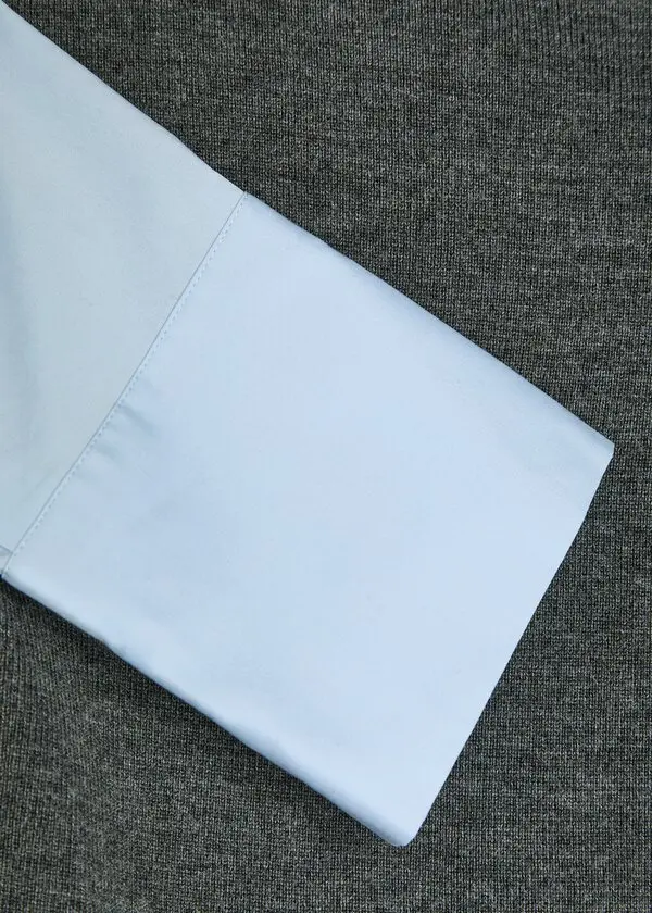 Staud Damian Layered Poplin Shirt