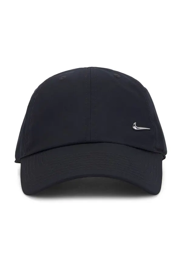 Nike Club Cap - Black & Metallic Silver