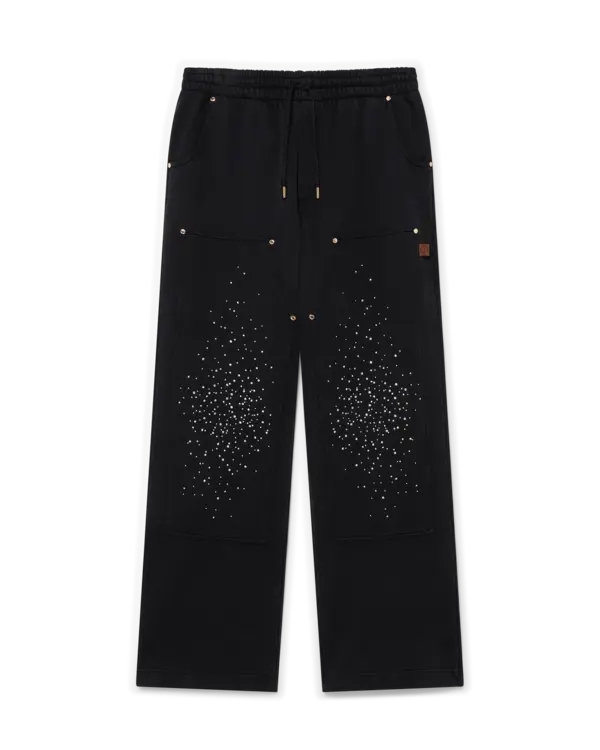 Casablanca La Prémonition Crystal Embellished Sweatpants
