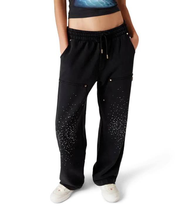 Casablanca La Prémonition Crystal Embellished Sweatpants