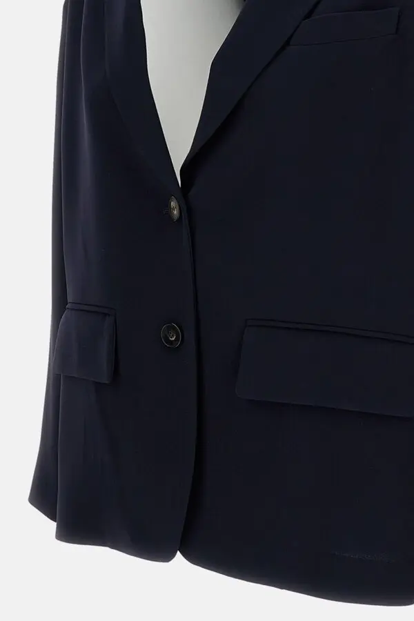Alberto Biani Single-breasted Blazer - Blu