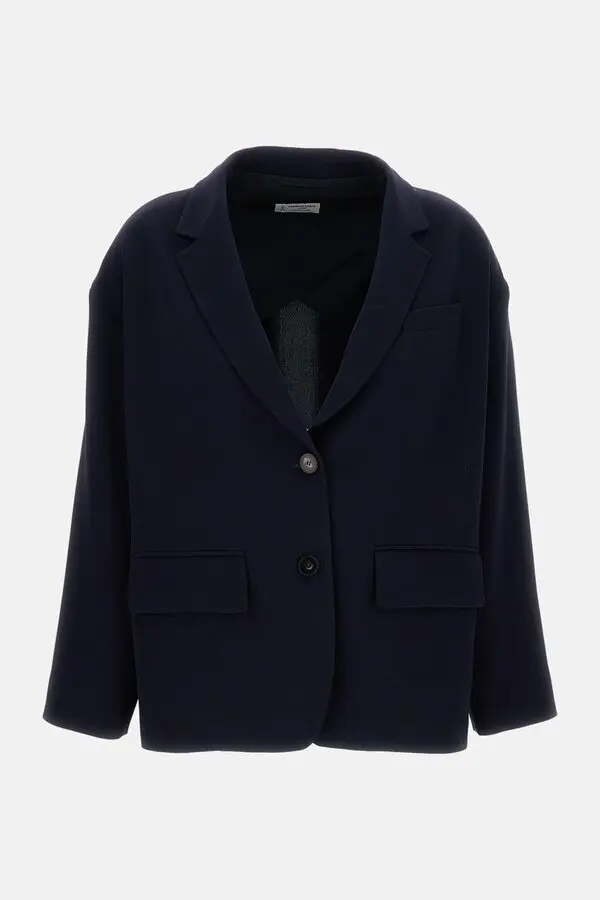Alberto Biani Single-breasted Blazer - Blue