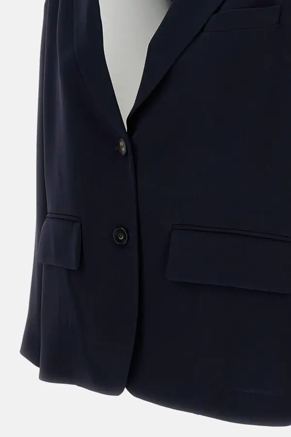 Alberto Biani Single-breasted Blazer - Blue