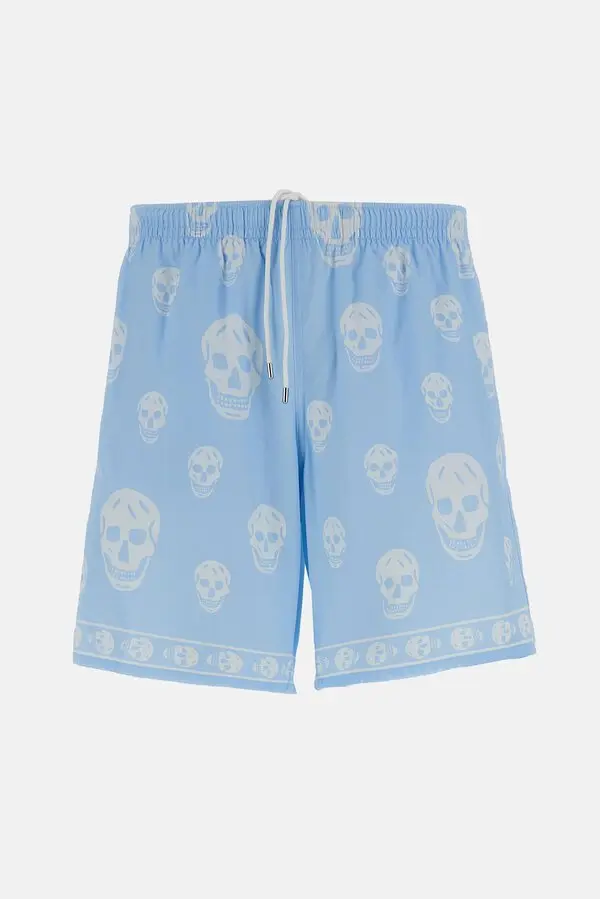 Alexander McQueen Classic Skull Bermuda Shorts