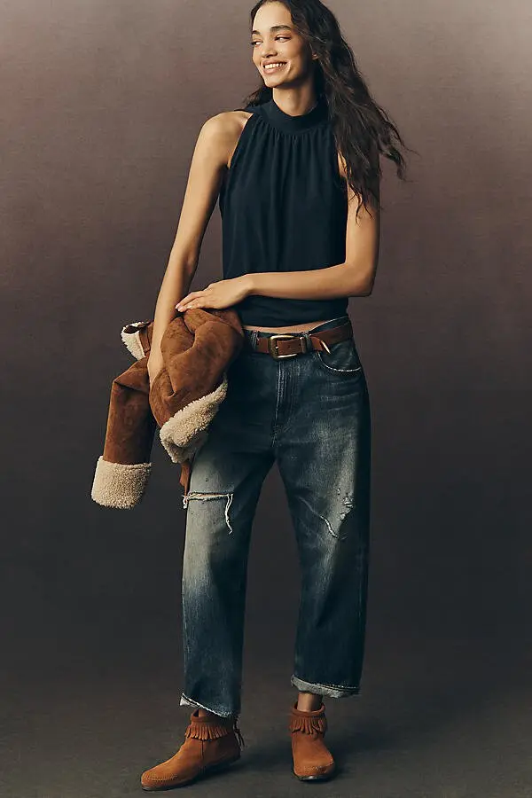 NATION LOS ANGELES Randi Cotton Halter Top