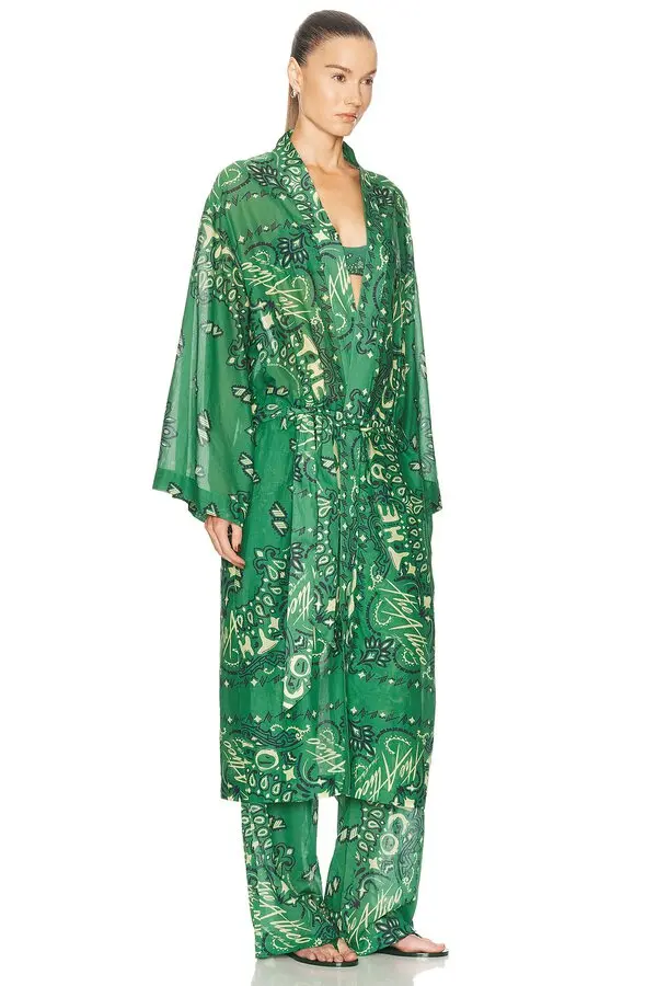 Attico Kimono In Green
