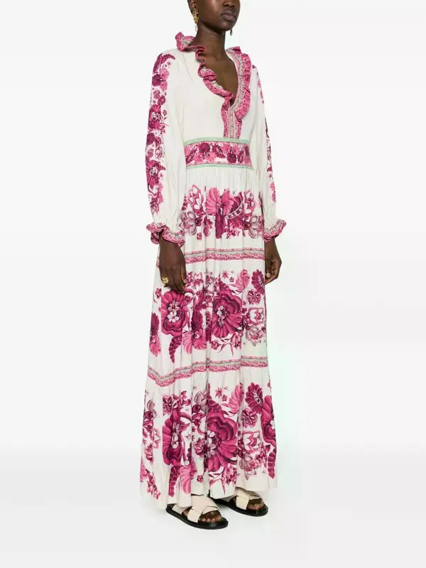 La DoubleJ Reina Crepe Maxi Dress