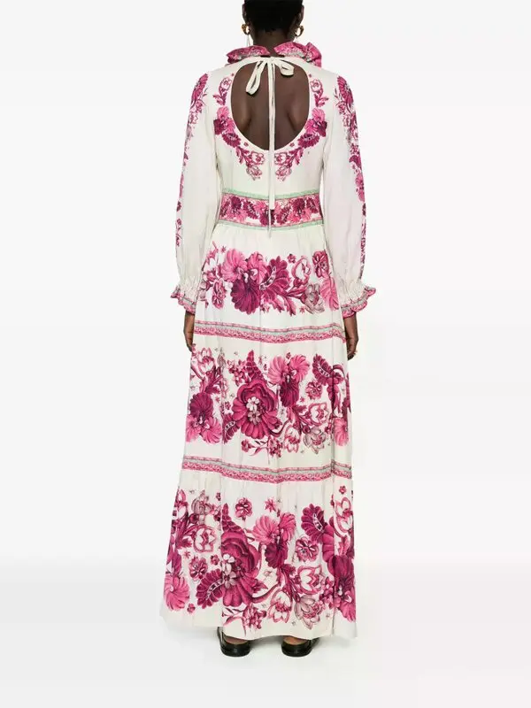 La DoubleJ Reina Crepe Maxi Dress