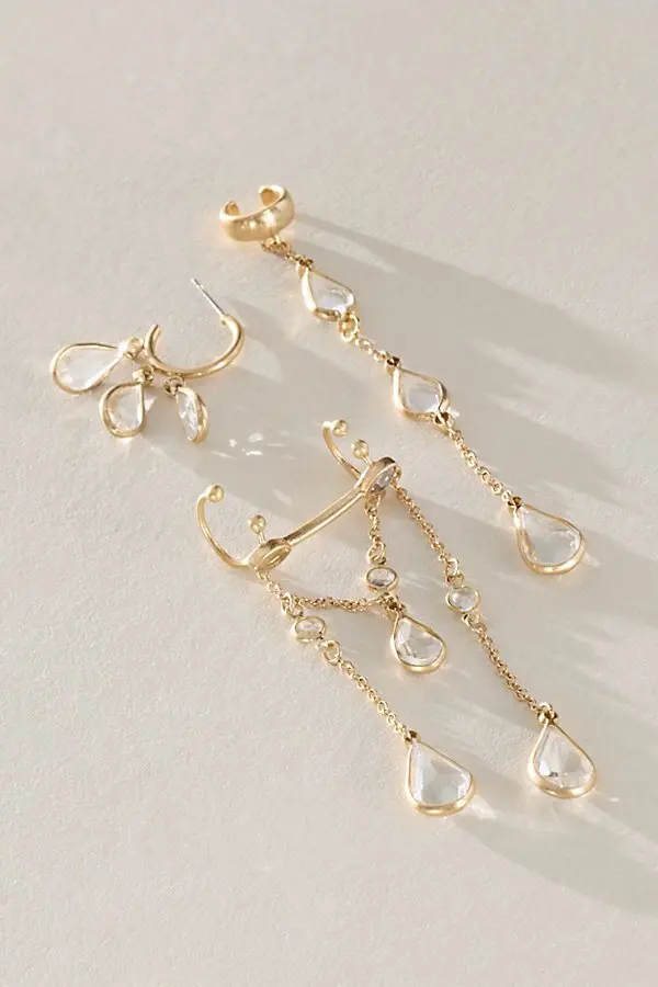 Free People Waterfall Ear Cuff Set