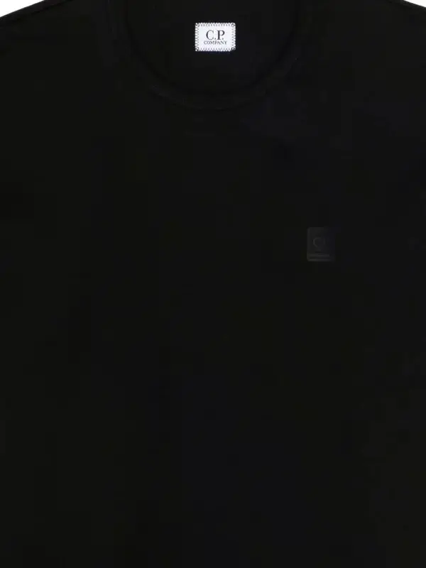 C.P. COMPANY Logo-patch T-shirt - Black