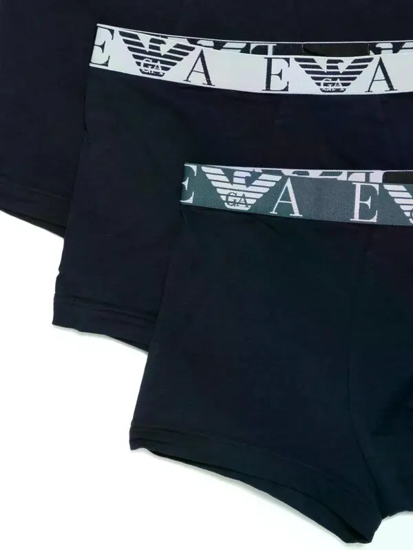 Emporio Armani Three-pack Of Boxer Briefs With Bold Monogram Logo