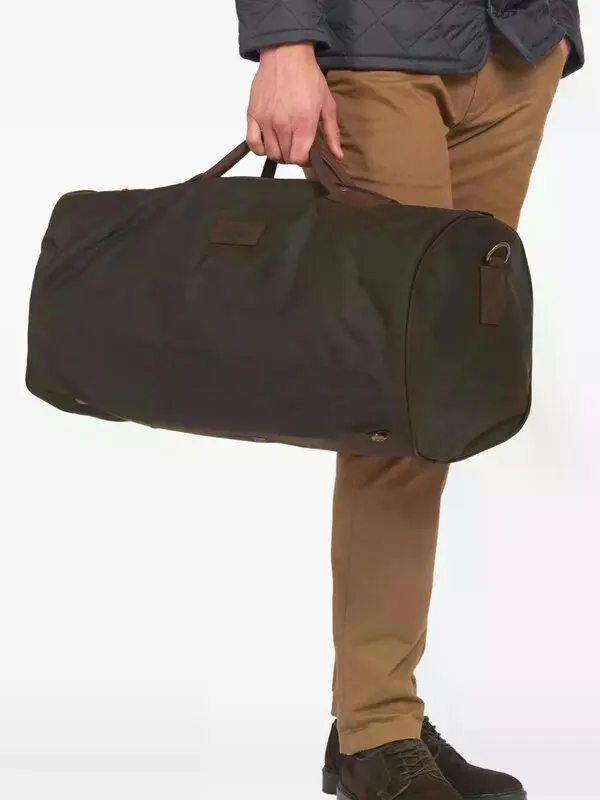 Barbour Waxed Cotton Duffle Bag