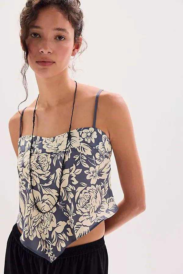 Free People Intimately Printed Cami - Shadow Combo