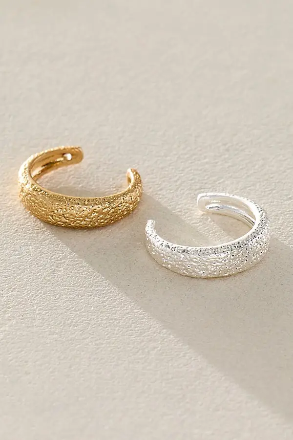 Free People Amanda Toe Ring - Sandy Silver