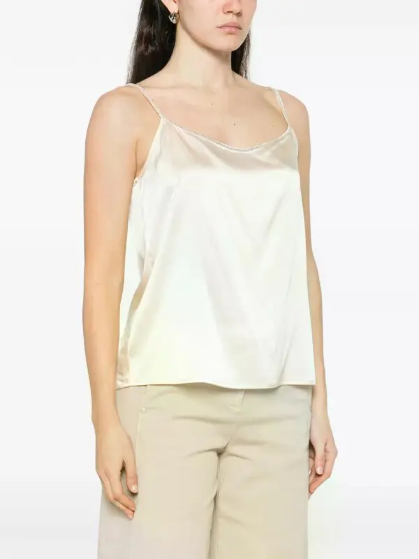 PANICALE Embellished Sleeveless Top - Neutrals
