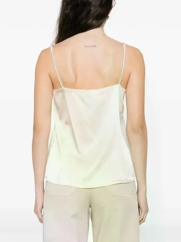 PANICALE Embellished Sleeveless Top - Neutrals