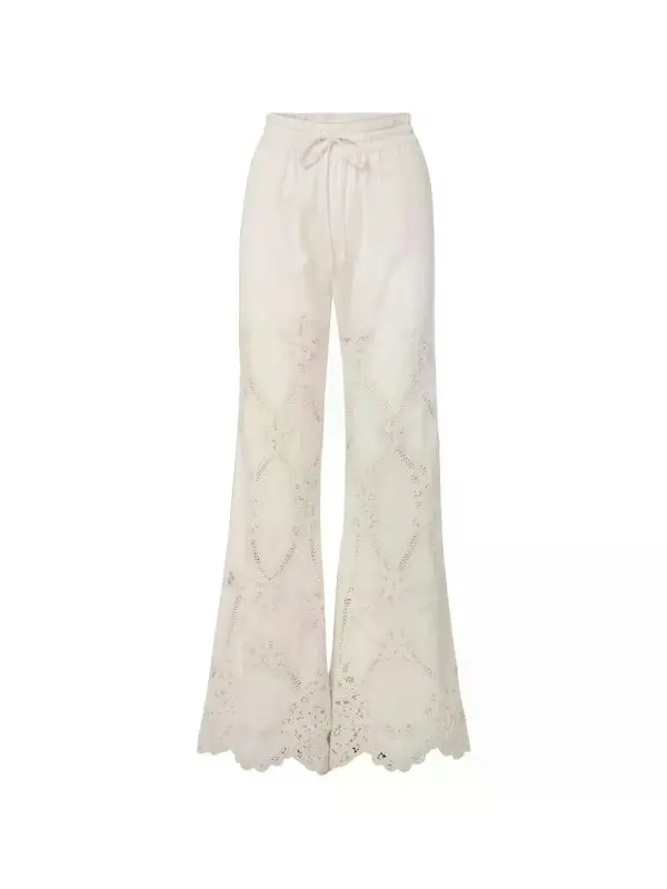 Veronica Beard Daisy Eyelet Trousers