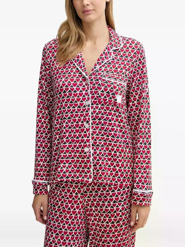 Dkny Heart-print Pyjama Set