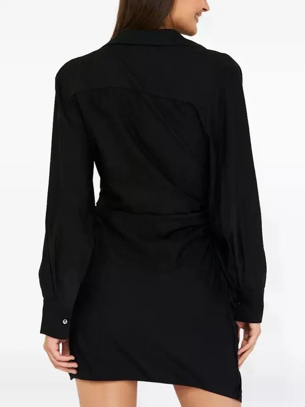 Jacquemus Draped Asymmetric Mini Dress