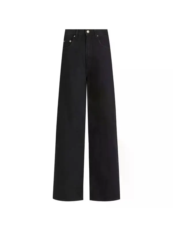 Dolce & Gabbana Five-pocket Wide-leg Jeans - Black
