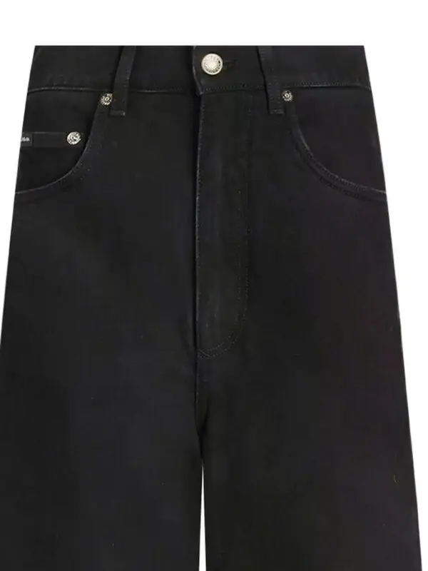 Dolce & Gabbana Five-pocket Wide-leg Jeans - Black