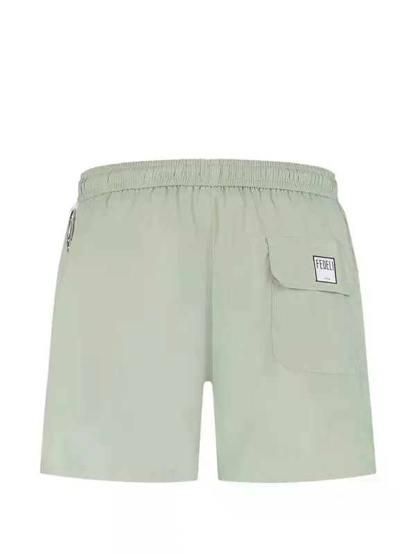 Fedeli Drawstring-waist Swim Shorts