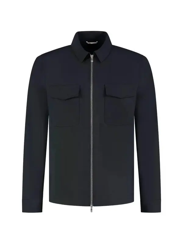 Marco Pescarolo Pocket Zip Knitwear - Blue