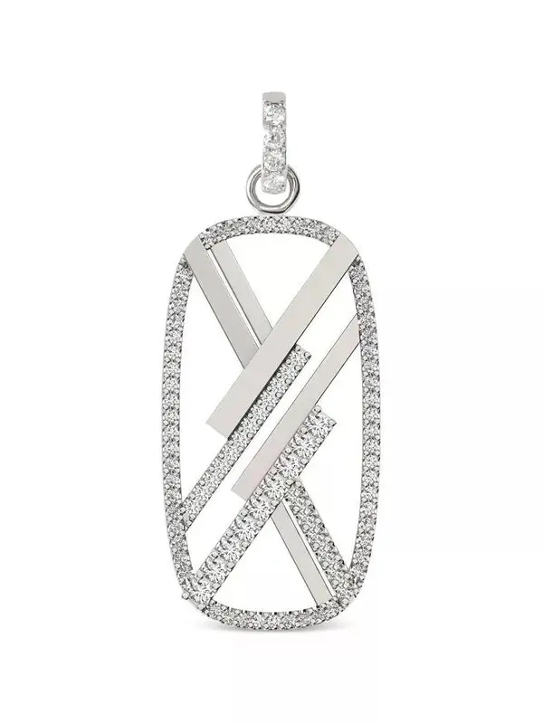 ALINKA Katia Diamond Medallion Pendant - Silver