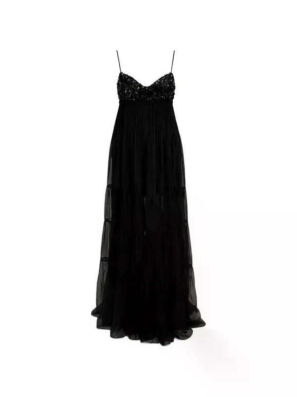 AZLEE Sequin-embellished Gown