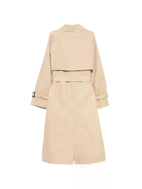 Max Mara Belted Double-breasted Coat - Neutrals
