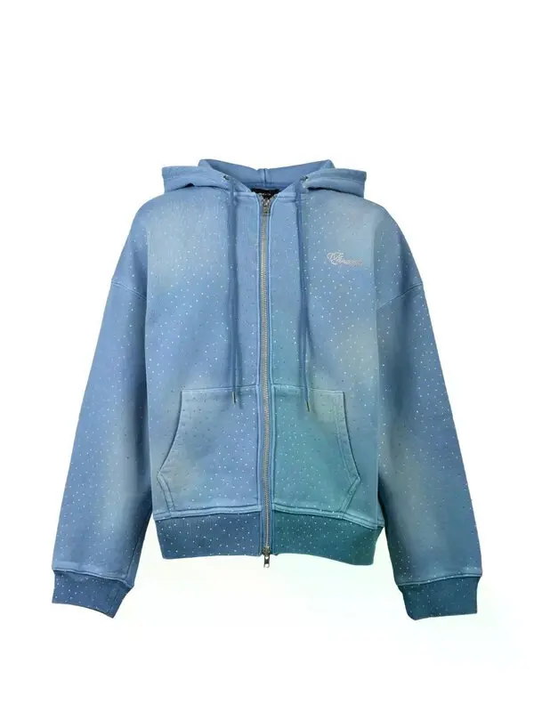 BREATH Zip Embellished Hoodie