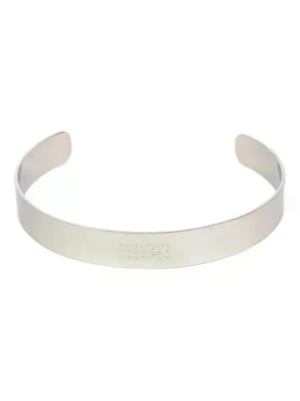 MAISON MARGIELA Engraved Choker - Silver