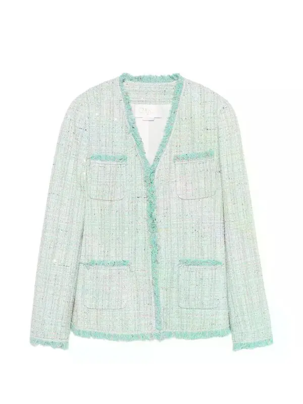 GENNY Fringed Pocket Jacket - Neutrals