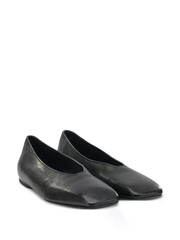 Rick Owens Leather Ballet Flats