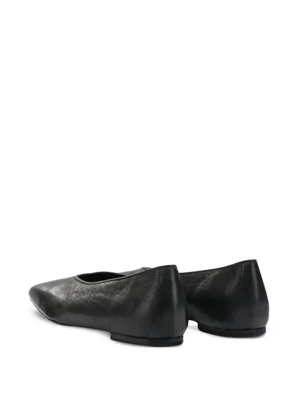 Rick Owens Leather Ballet Flats