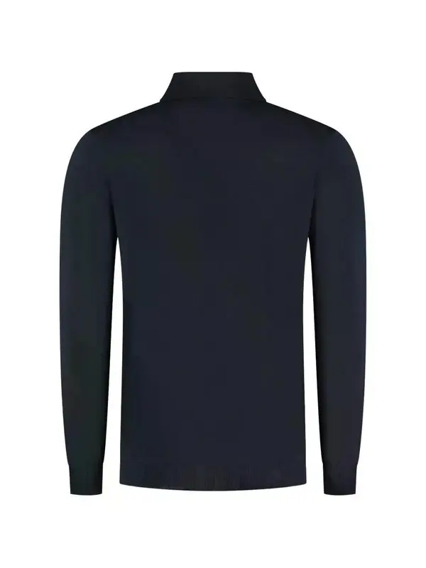 ZANONE Buttoned Polo Shirt - Blue