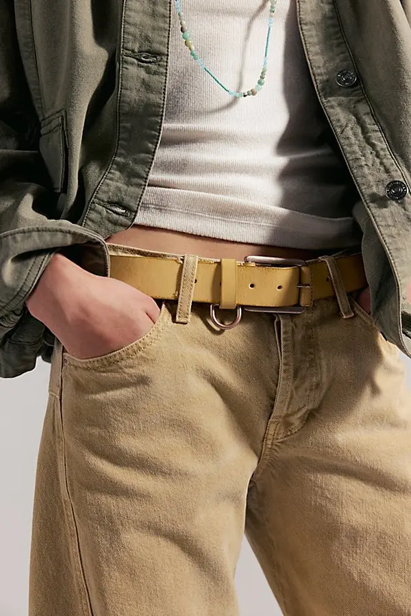 Free People We The Free Brooklyn Belt - Italian Straw