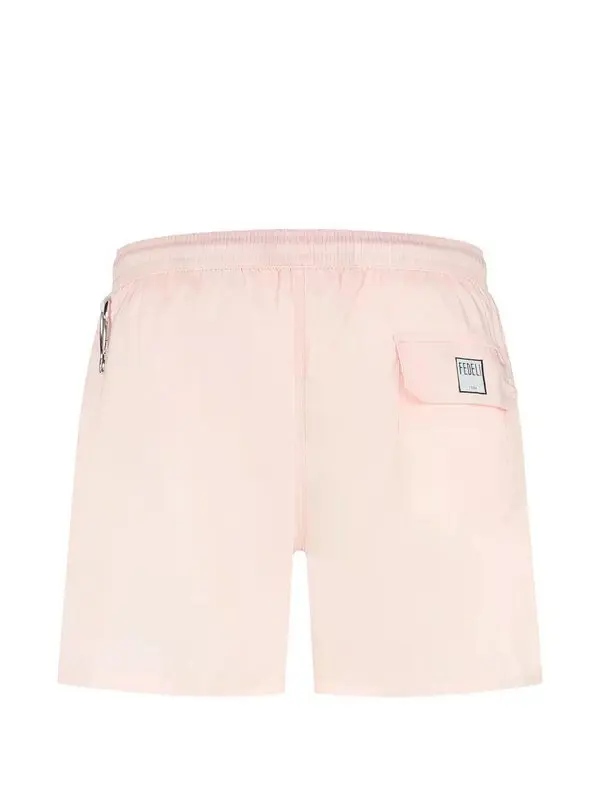 Fedeli Drawstring-waist Swim Shorts