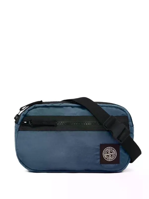 Stone Island Zipped Belt Bag - Blue