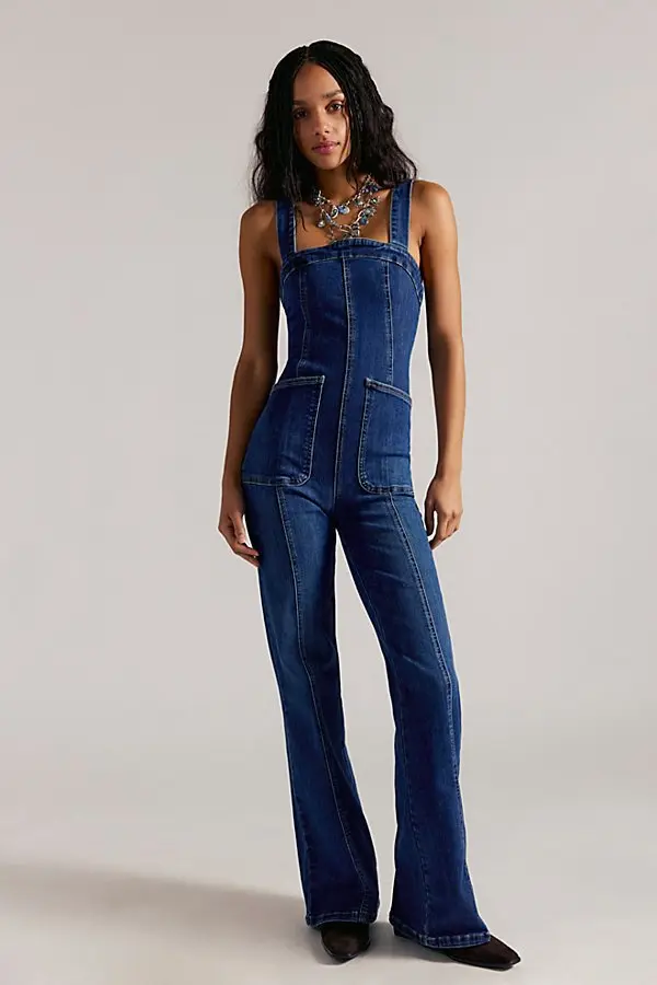 Free People We The Free Suns Out Bootcut Jumpsuit - Erica