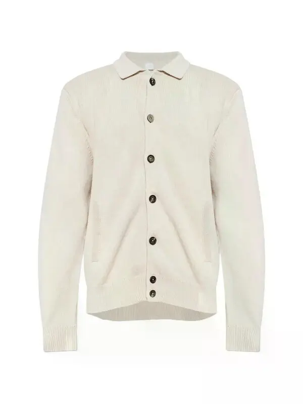 Eleventy Button Knitted Cardigan - Neutrals