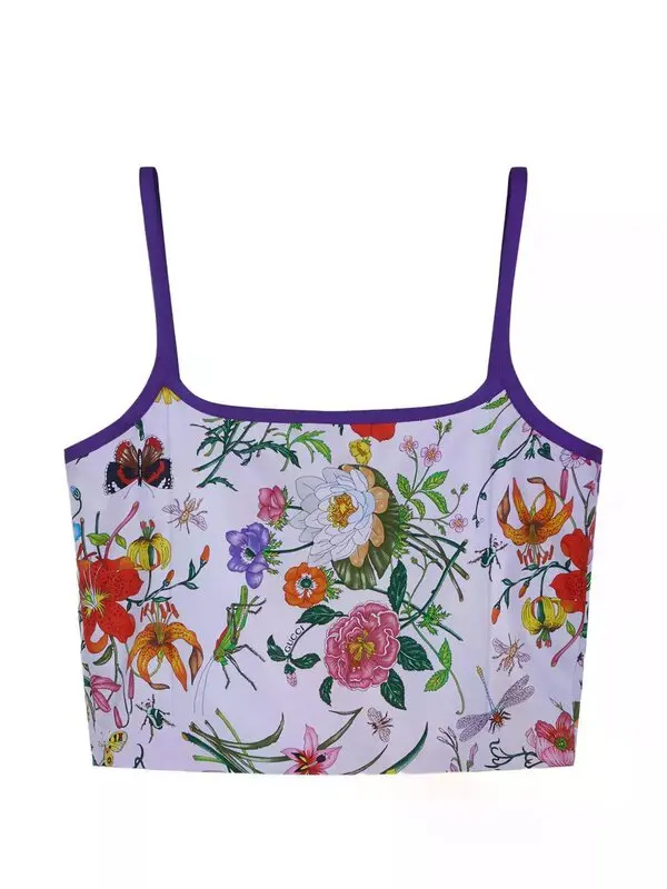 Gucci Floral Top - White