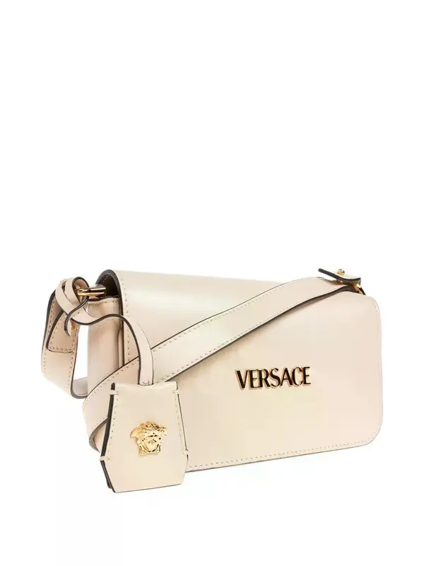 Versace Mini Tag Charm Crossbody Bag